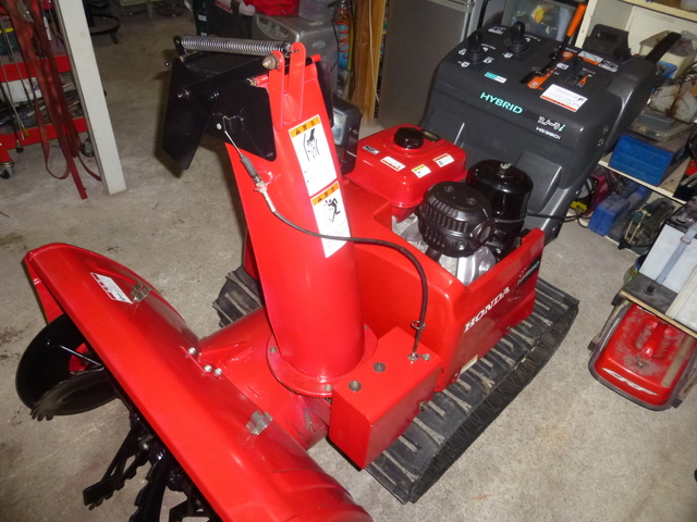 ホンダ除雪機 HS980i 整備点検入庫 : たかはしサービス 今日の作業